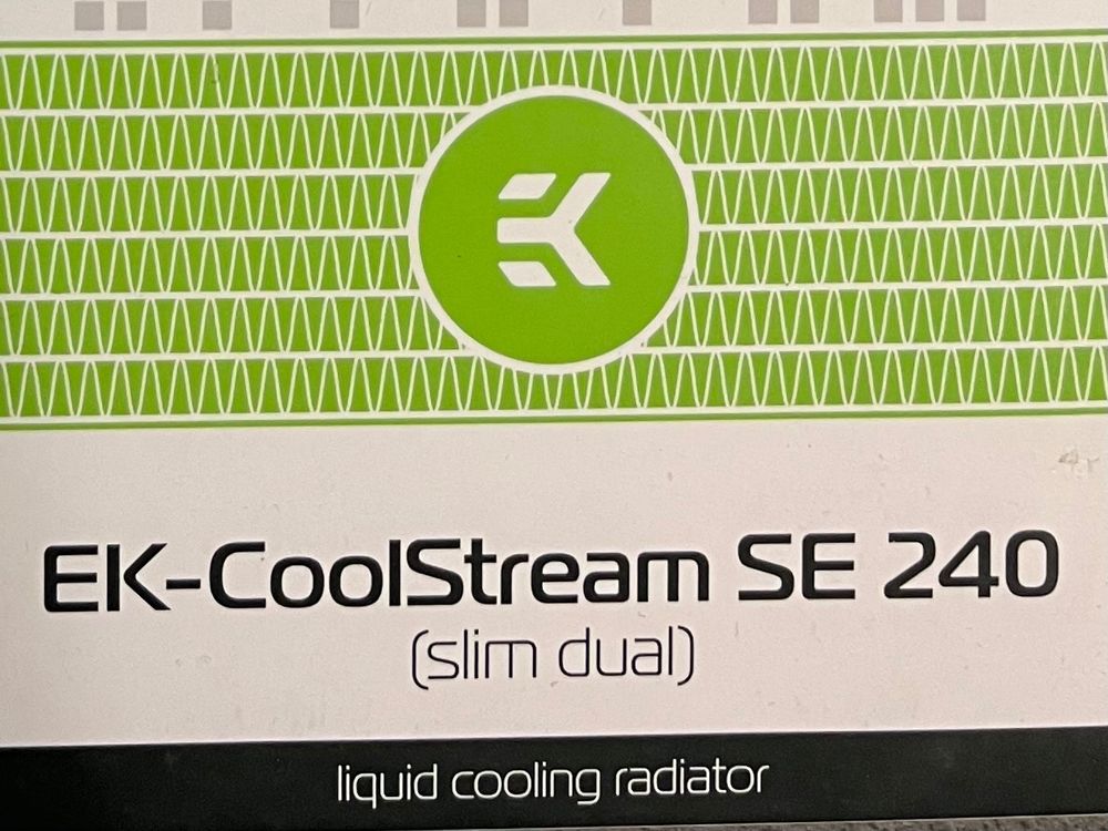 240er "Slim" Radiator EK CoolStream SE 240 für SFF PCs | Kaufen auf Ricardo