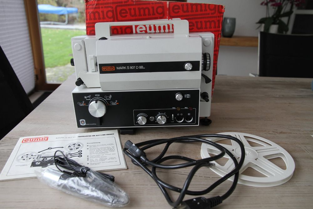 Filmprojektor, eumig MARK S 807 D, für 8mm Formate | Acheter sur Ricardo