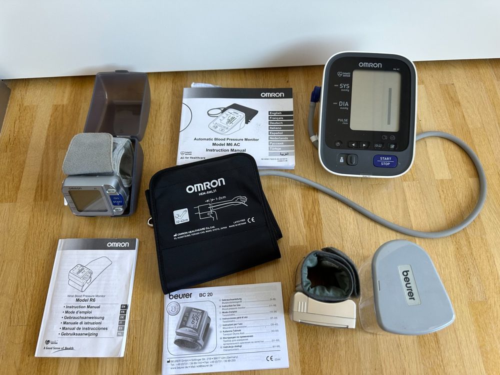 OMRON M6 AC Blutdruckmessgerät + OMRON R6 (Gebraucht) in Zürich für CHF ...