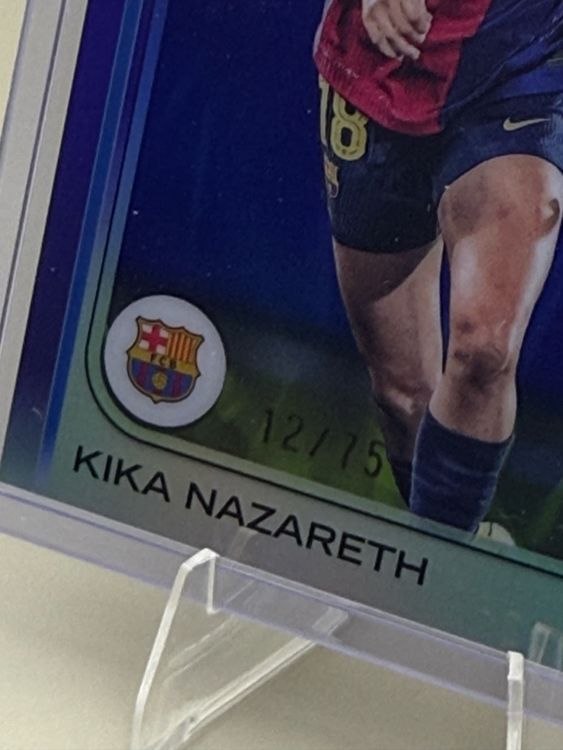 Kika Nazareth | Topps Chrome Lila Refractor 12/75 Barcelona (Gebraucht ...