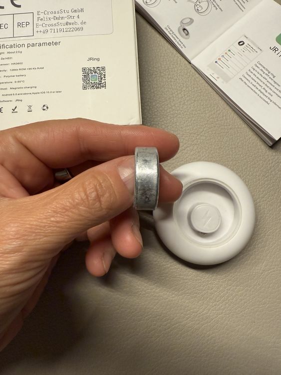 jRing Smart Ring Size 7 / 17mm Health Center at Your Finger (Gebraucht ...