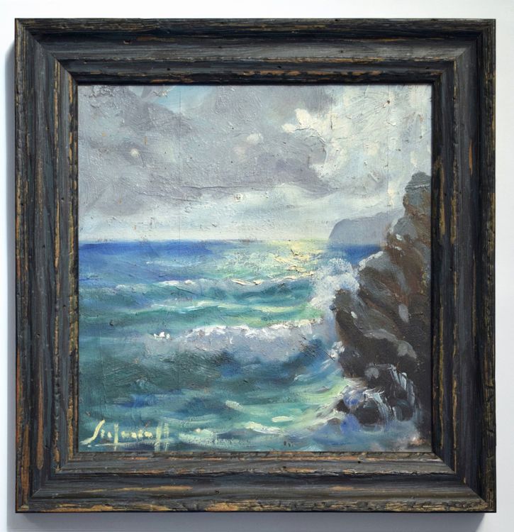 TOP Meer Stefanoff Dimitri Demetrio Ölgemälde Öl expressiv (Gebraucht ...