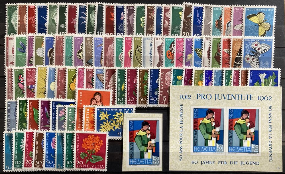 Pro Juventute 1945-1963 postfrisch (**), SBK 182 Fr. (Gebraucht) in Flawil für CHF 27 – mit ...