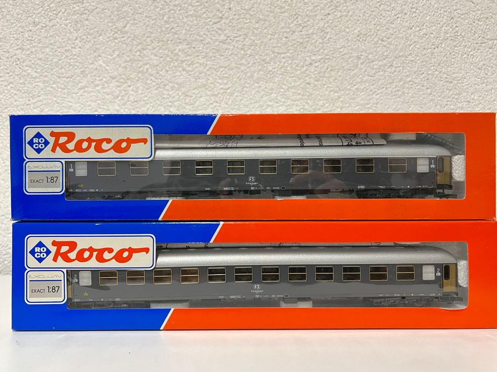 2x Roco RIC Personenwagen Schnellzug der FS H0 DC (Gebraucht) in ...