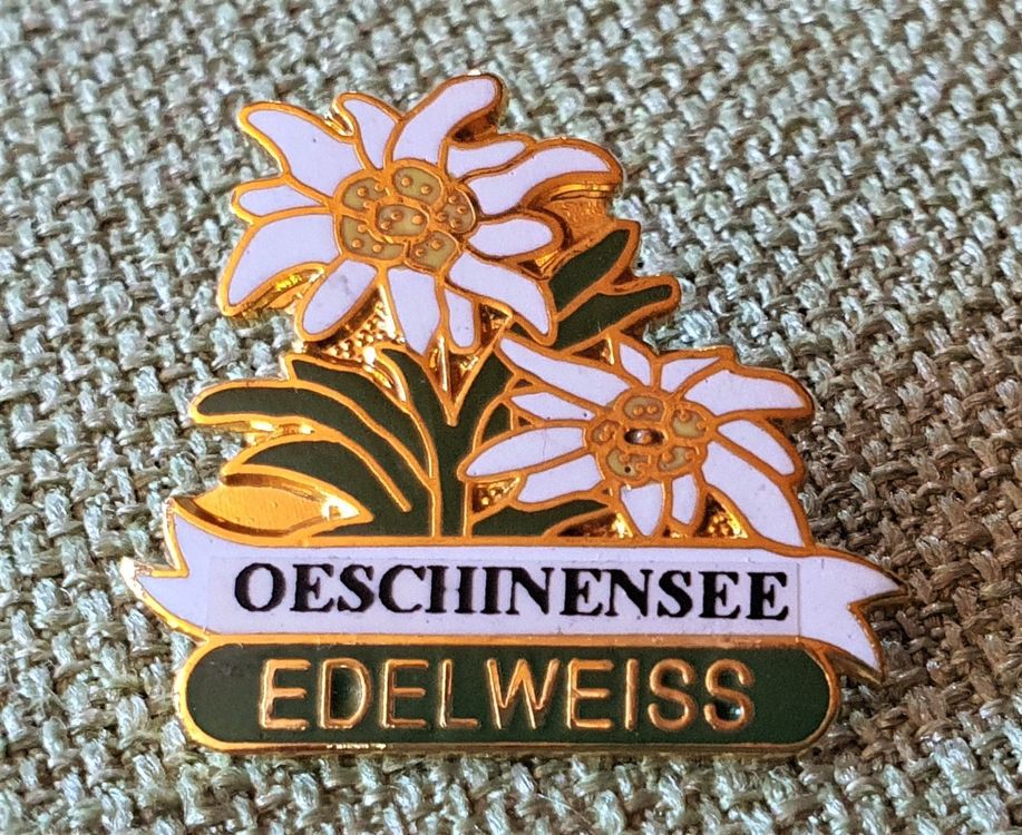 B829 Pin Edelweiss Oeschinensee Schweiz (Gebraucht) in Reinach BL für CHF 2 – mit Lieferung auf ...