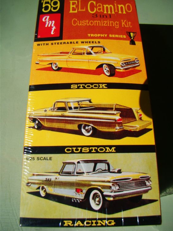 AMT 59 1959 Chevy Chevrolet El Camino 3in1 1:25 (Neu und ...
