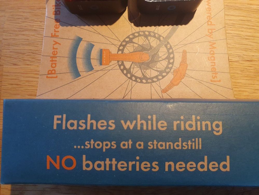 iFlash Duo - magnetic bike dynamo - magnetisch Velo-Dynamo (Neu (gemäss ...