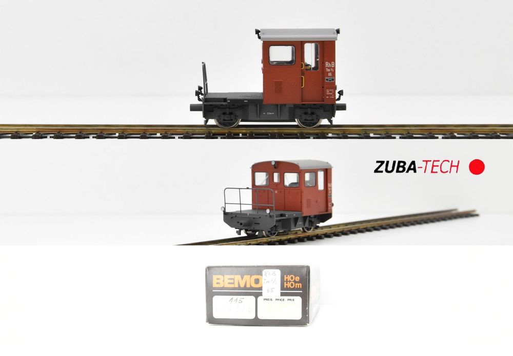 Bemo 1273/5 Rangiertraktor Tm 2/2 RhB H0m GS mit OVP (Gebraucht) in St ...