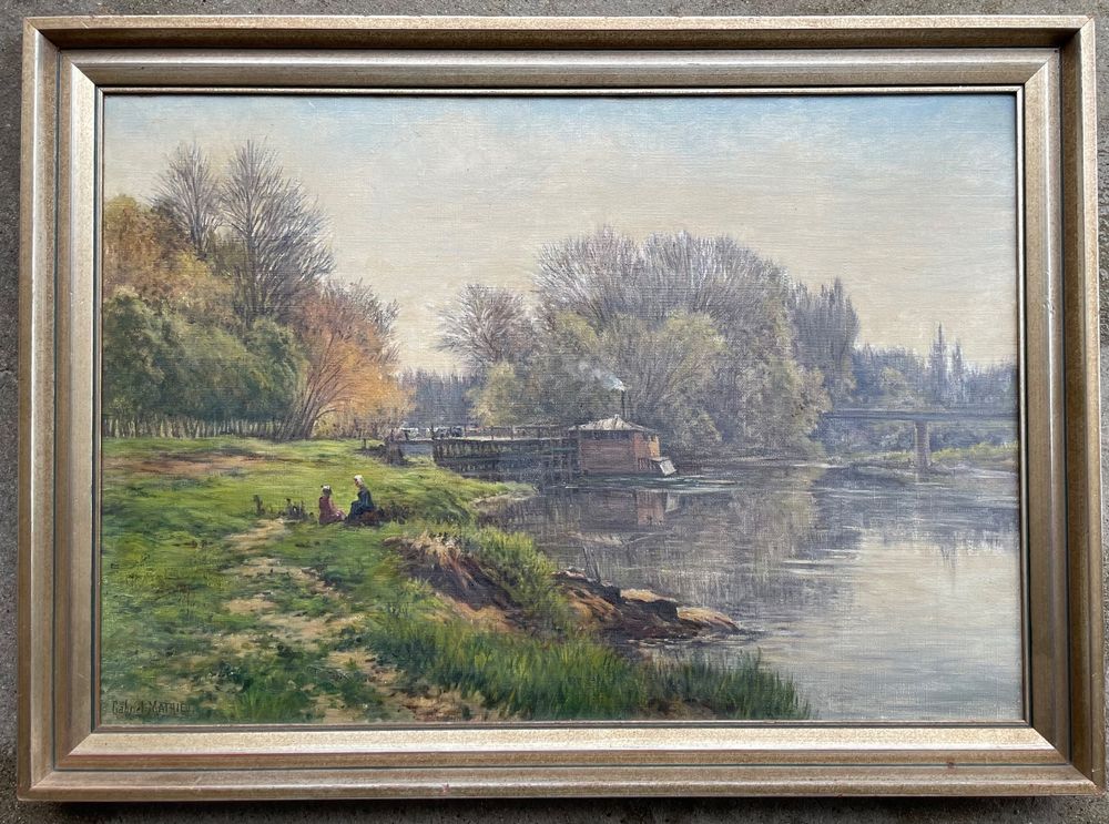 Gabriel Mathieu huile La Marne 2 (Gebraucht) in Biel/Bienne für CHF 178 ...