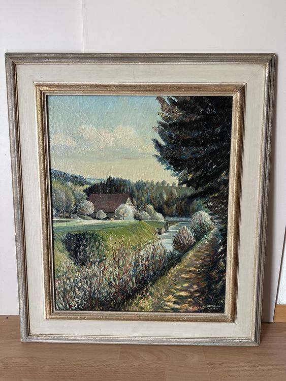 Gottfried W. Schmied Ölgemälde Landschaft Zug (Gebraucht) in St. Gallen für CHF 50 – nur ...