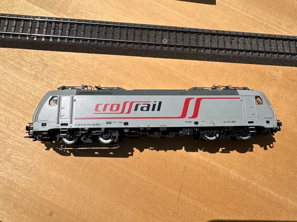 TRIX AC BR 185.5 Crossrail TRAXX | Spur H0 - Elok DIGI (Gebraucht) in ...