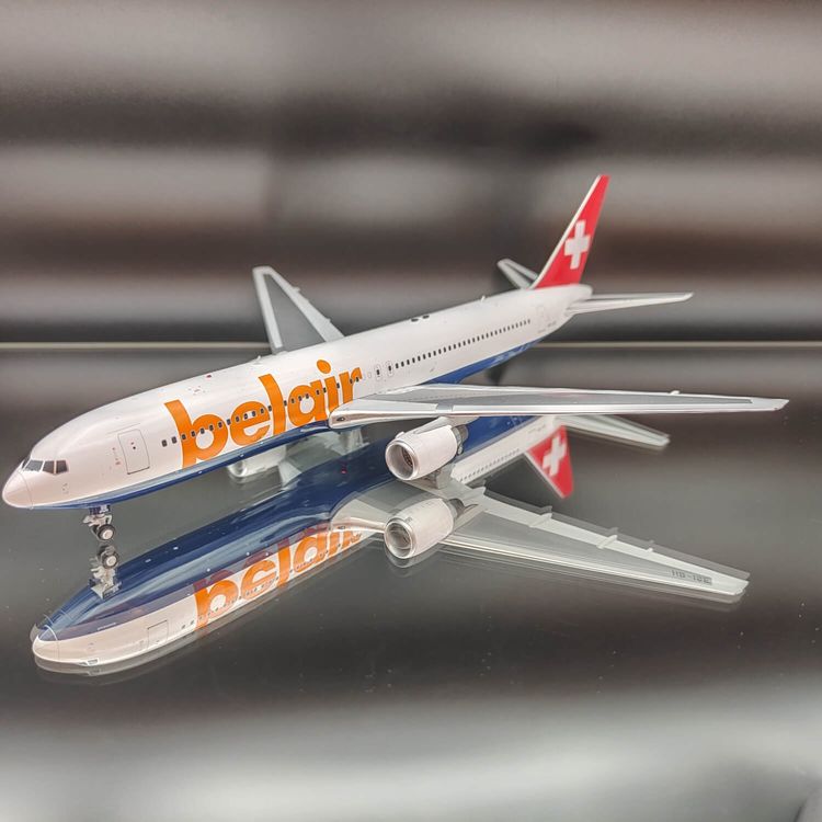 Flugzeugmodell Boeing 767 - belair hb-ise 1:200 inflight | Acheter sur Ricardo