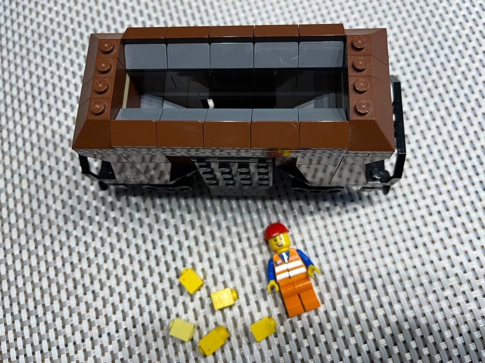 Lego City 60098 Eisenbahnwagen Schotterwagen Schutt Wagen (Gebraucht ...
