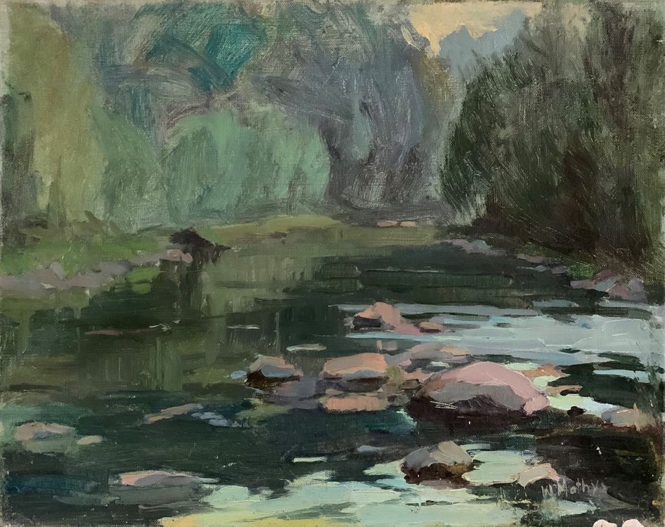 Walter Mathys (Zug 1914-) - hübsches Ölgemälde (Gebraucht) in Chur für CHF 280 – mit Lieferung ...