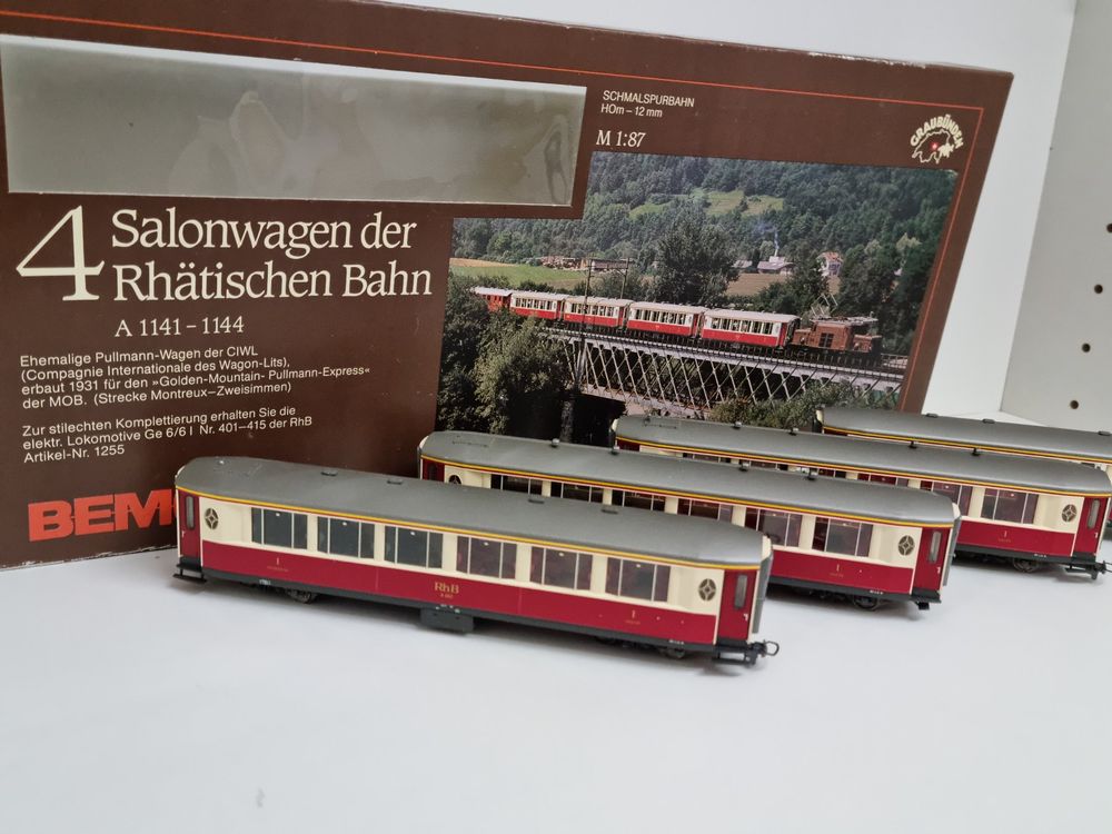 Bemo 3272/S RhB Nostalgiewagen Set (Gebraucht) in Oberbüren für CHF 116 – mit Lieferung auf ...