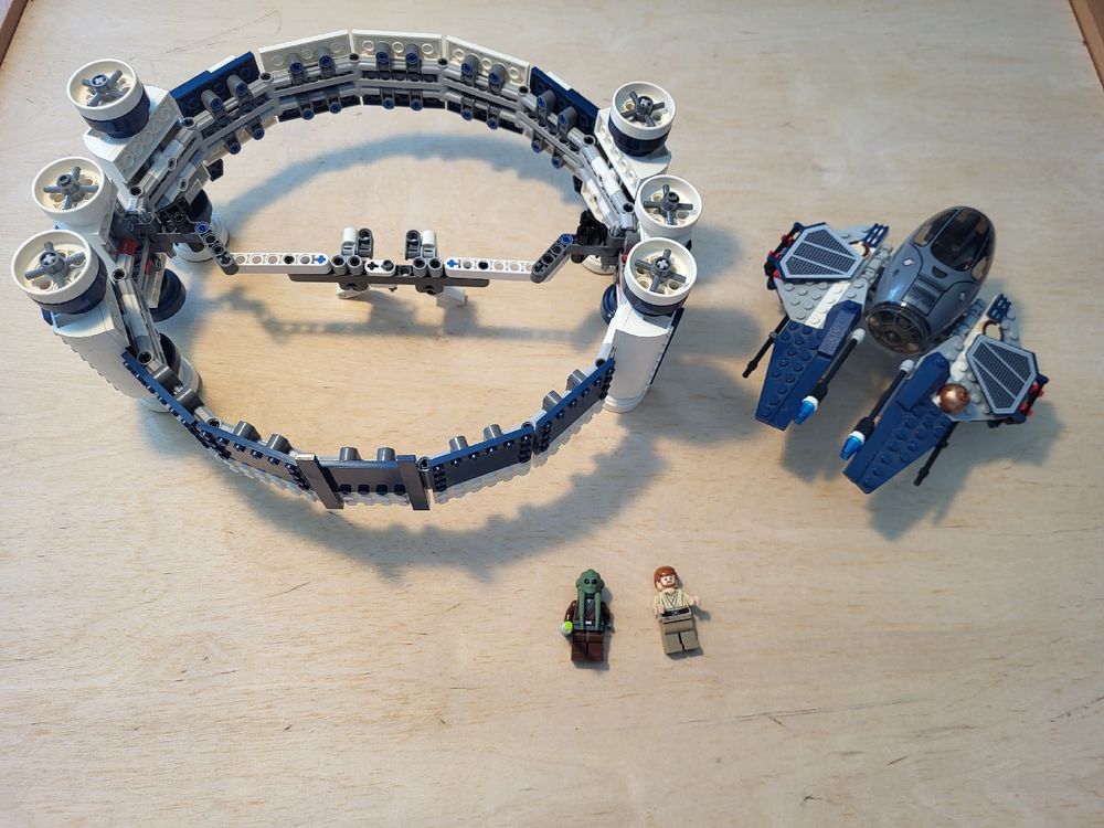 Lego Star Wars Jedi Star Fighter und Hyperdrive Booster Ring | Kaufen ...
