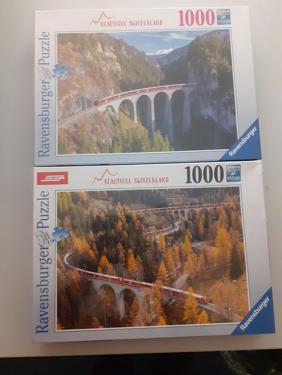 RhB Weltrekord & Landwasserviadukt Ravensburger Puzzle | Kaufen auf Ricardo