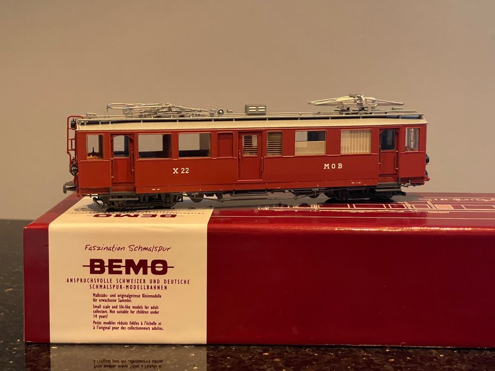 BEMO 1283 392 H0m: MOB X22 Baudienst-Triebwagen (Neu und ...