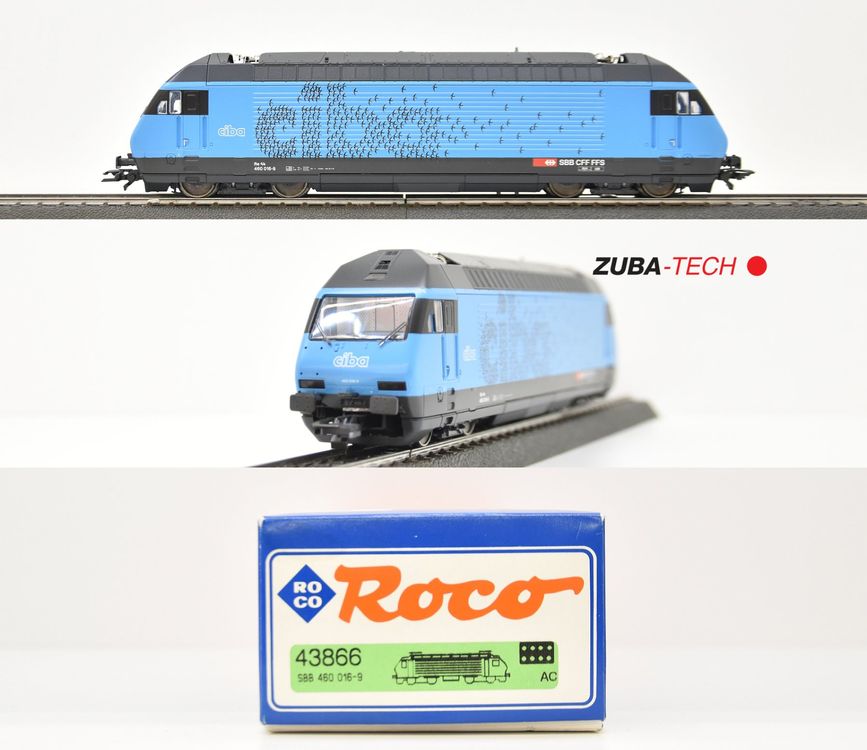 Roco 43866 E-Lok Re 460 "Ciba" SBB H0 GS Analog mit OVP (Gebraucht) in St. Gallen für CHF 94 ...