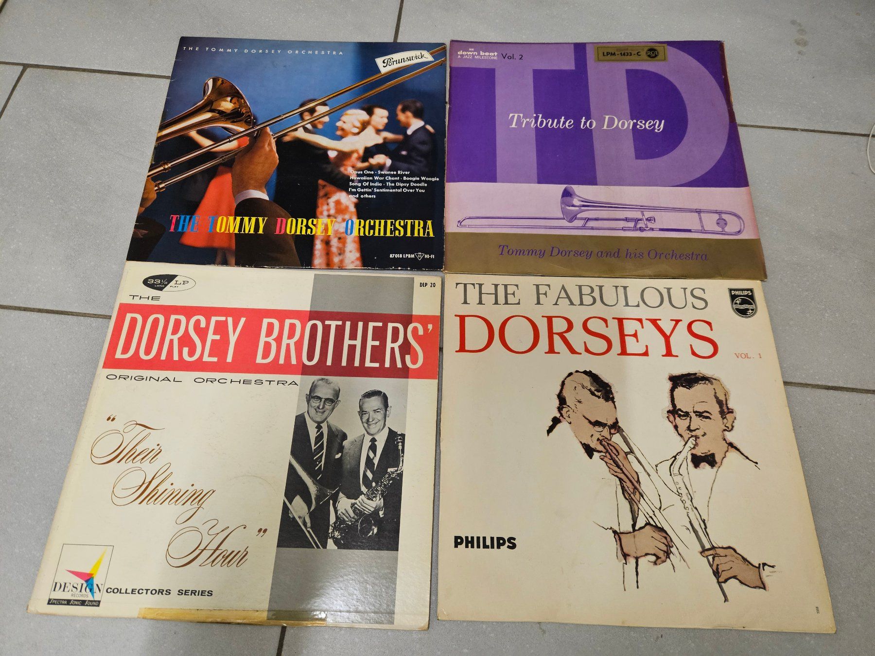 Dorsey Schallplatten Sammlung, Jazz, Swing (4 Stück) (Gebraucht) in ...