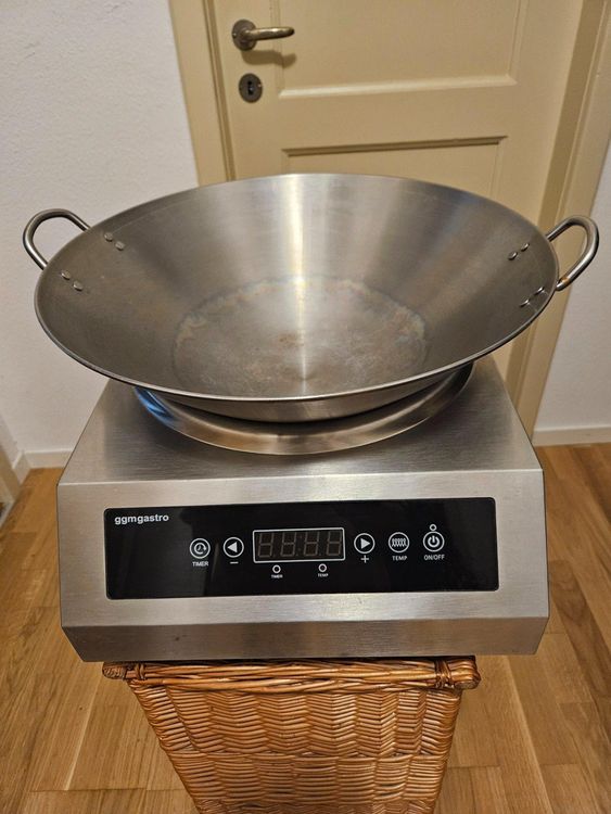 Induktions Wok GGM Gastro Edelstahl Profi-Gerät Occasion ... (Gebraucht ...