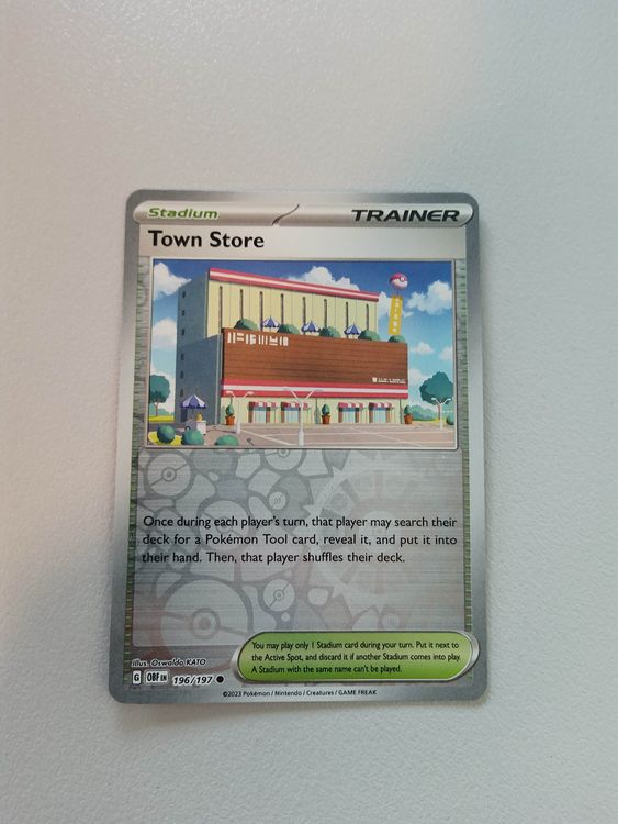 Town Store - Pokemon Obsidian Flames Reverse Holo (Gebraucht) in ...