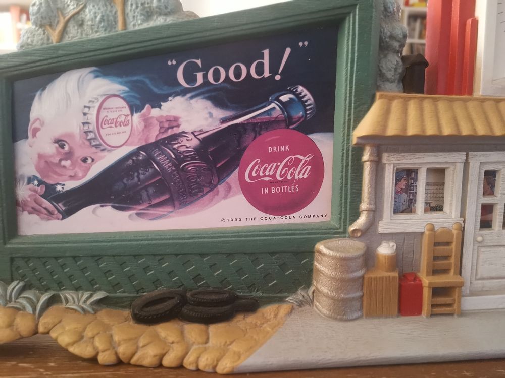 Vintage Coca-Cola Garage Clock Figure USA Americana Retro (Gebraucht ...