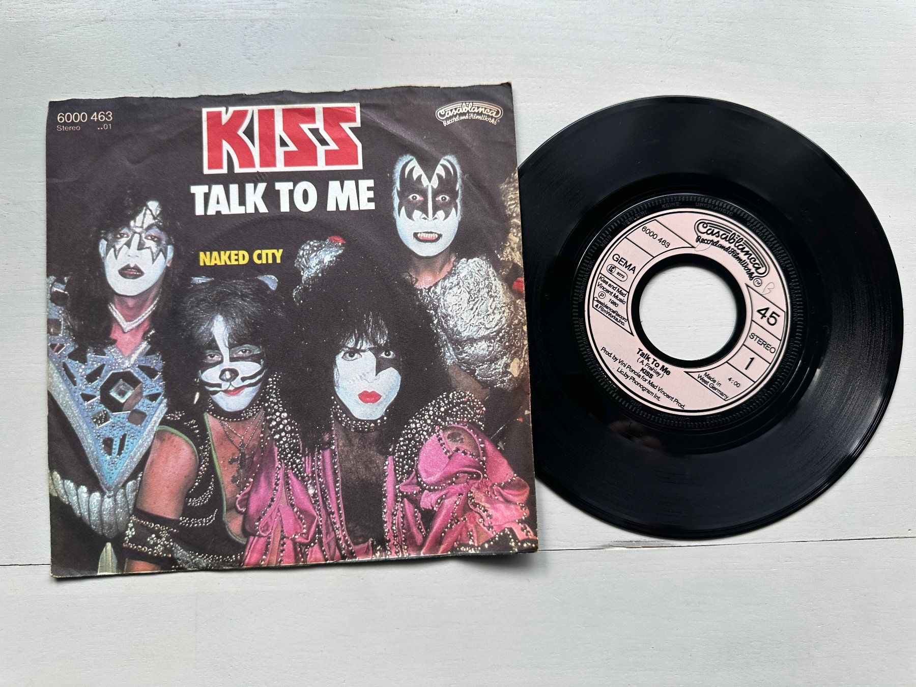 KISS GENE SIMMONS PAUL STANLEY rare Talk to me Tourdates (Gebraucht) in ...