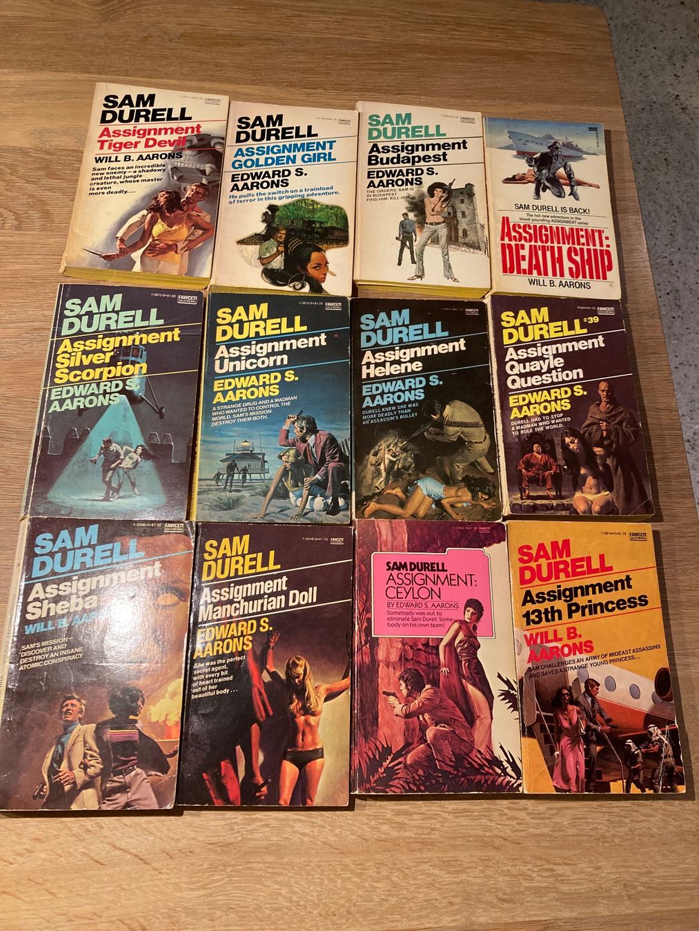 12 (teils alte) Taschenbücher v. Edward S. und Will B.Aarons (Gebraucht ...