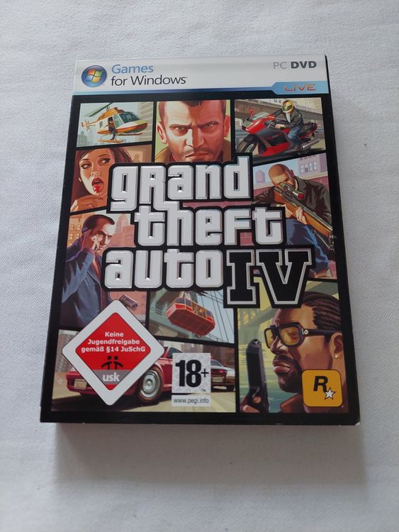 GTA 4 mit Orginalkarton und inkl. Karte PC | Kaufen auf Ricardo