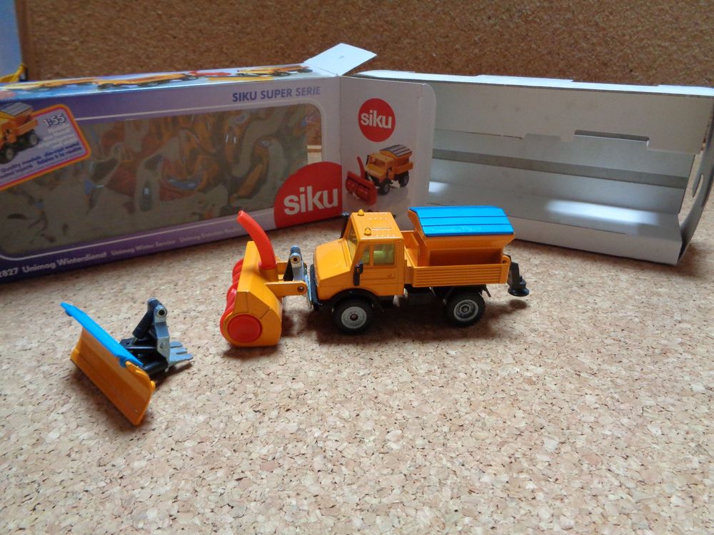 SIKU 2827 Unimog U 1500 Winterdienstfahrzeug (Neu und originalverpackt ...