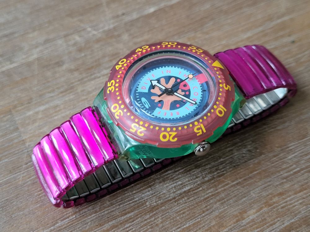 SWATCH SCUBA SDG102 CHERRY DROPS | Kaufen auf Ricardo