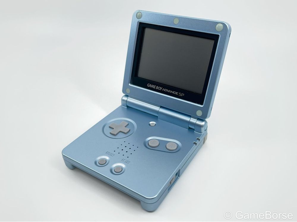 GBA Nintendo Gameboy Advance SP Ocean Blue mit USB Ladekabel | Kaufen ...