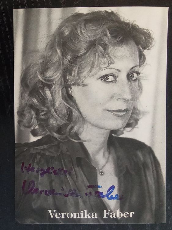 Veronika Faber Autogramm signiert Fotopostkarte 10x15cm | Kaufen auf ...