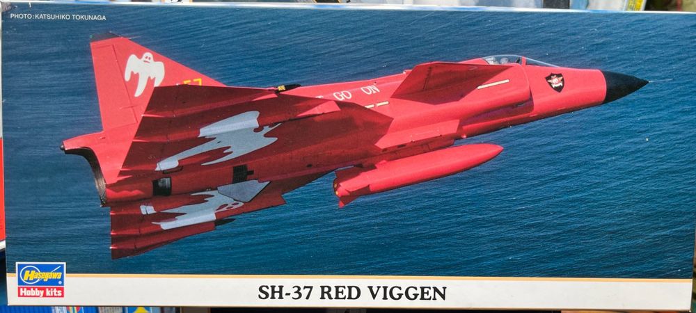 SH-37 RED VIGGEN Swedish Reconnaissance Jet | Kaufen auf Ricardo