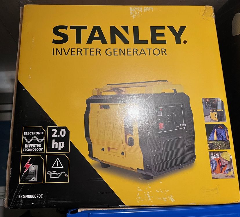 Neuer 2hp Generator Stanley Inverter SIG 1200S (Neu und ...