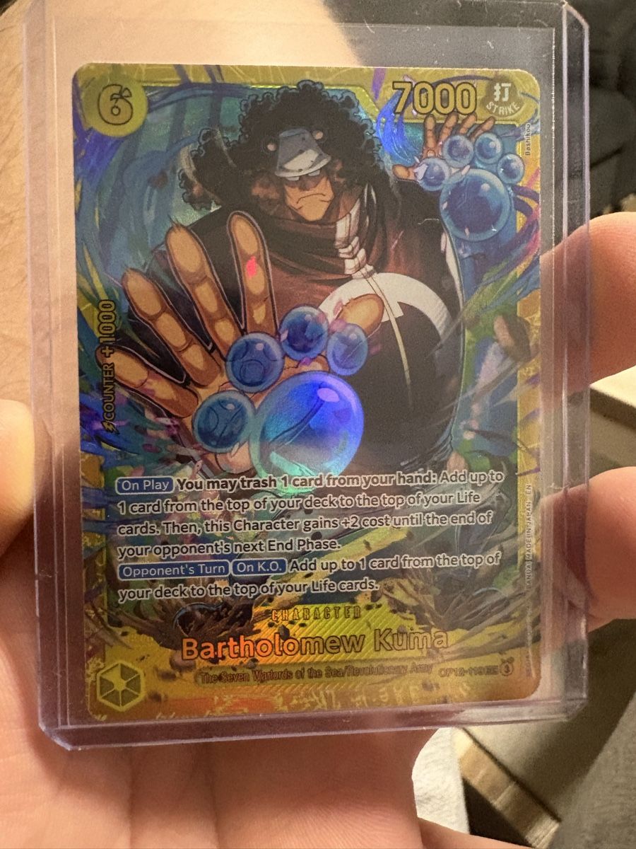 One Piece Karte: Bartholomew Kuma OP12-119 SEC, neuwertig! (Neu (gemäss ...