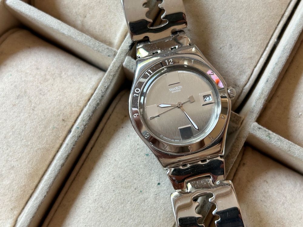 Montre Swatch en acier 33mm fonctionne | Kaufen auf Ricardo