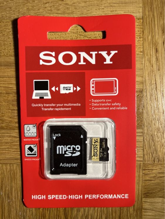 Neue Sony Micro SD Karte 1024 GB - High Speed, Adapter! (Neu und ...