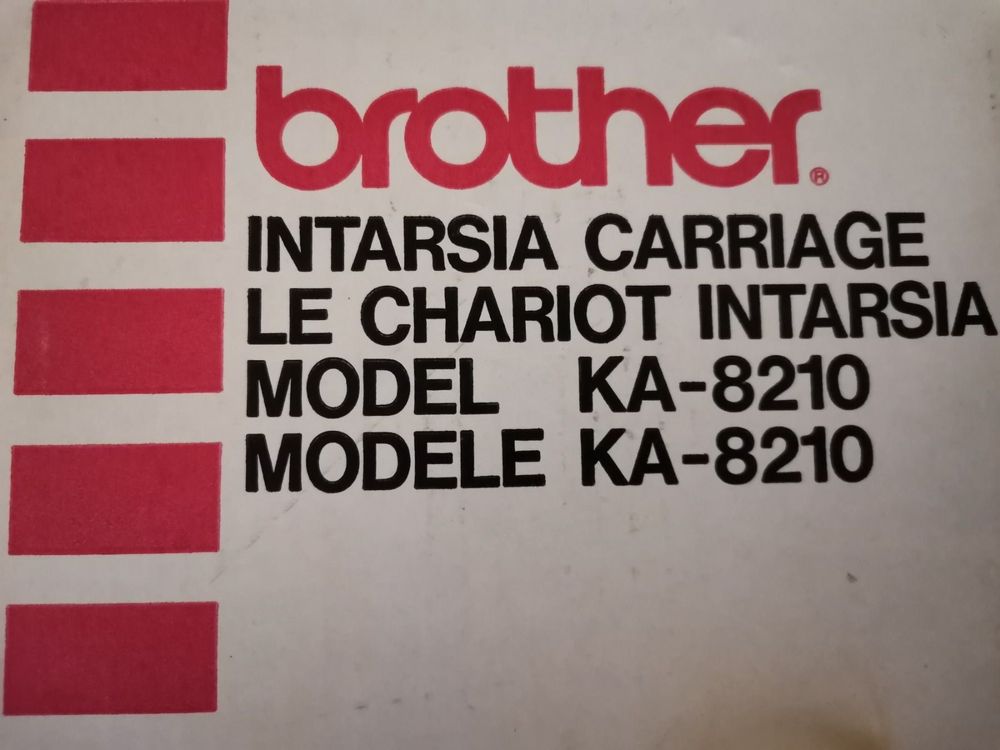 Chariot intarsia brother (Neu und originalverpackt) in Bulle für CHF 25 ...