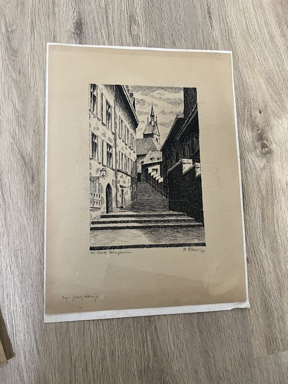 Alt Basel Gemälde aus Estrichräumung (Gebraucht) in Baden für CHF 300 – nur Abholung auf Ricardo ...