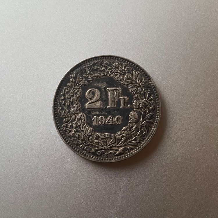 2 FR 1940 silber (Gebraucht) in Steffisburg für CHF 5 – mit Lieferung auf Ricardo kaufen