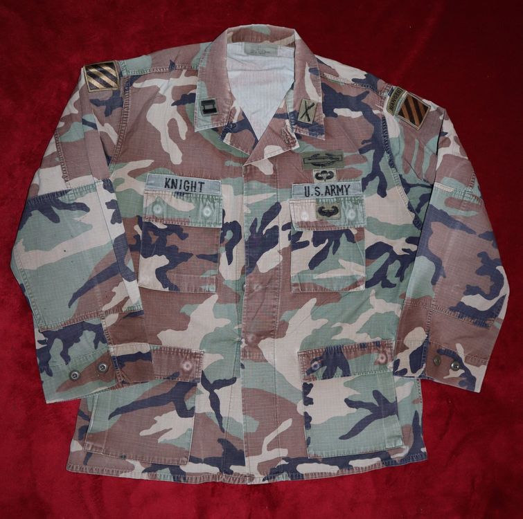 US Army BDU Shirt 3rd Infantry Divison Captain (Gebraucht) in Kappelen für CHF 20 – mit ...