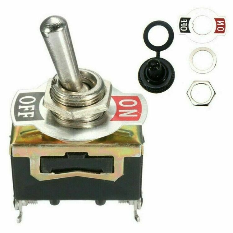 10Stk Kippschalter Wippschalter 2 Pin 12V 24V 220V 230V 15A (Neu und ...