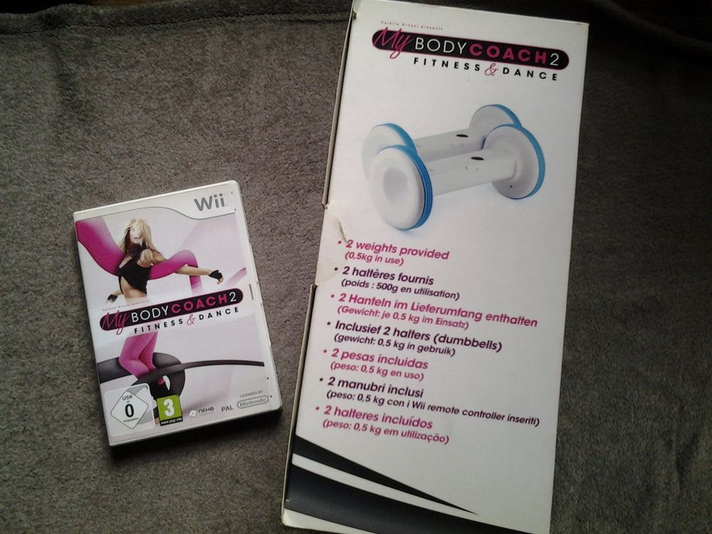 Wii Nintendo My Bodycoach 2 Fitness & Dance + 2 haltères (Gebraucht) in ...