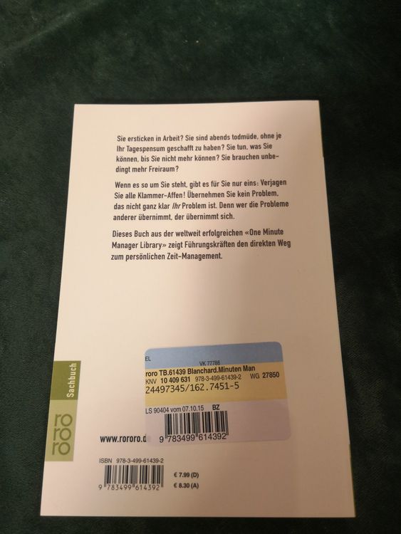 Der Minuten Manager + der Klammer-Affe (Neu und originalverpackt) in ...