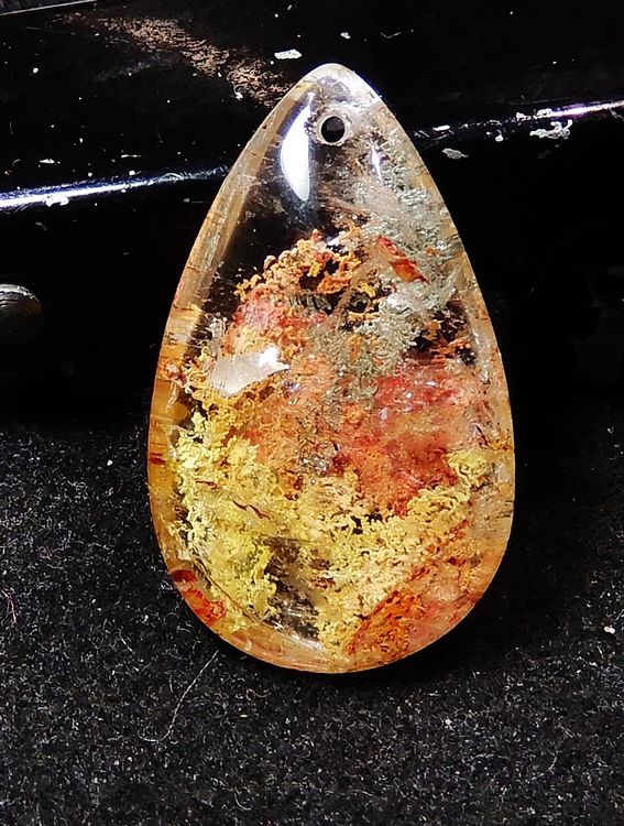 Anhänger aus echtem wunderschönem Phantom-Quarz (Neu (gemäss ...