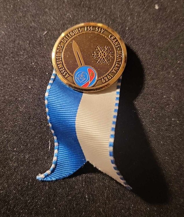 Badge Assemblée des Délégués FSS-SSV Montana 1998 (Gebraucht) in Yvorne ...