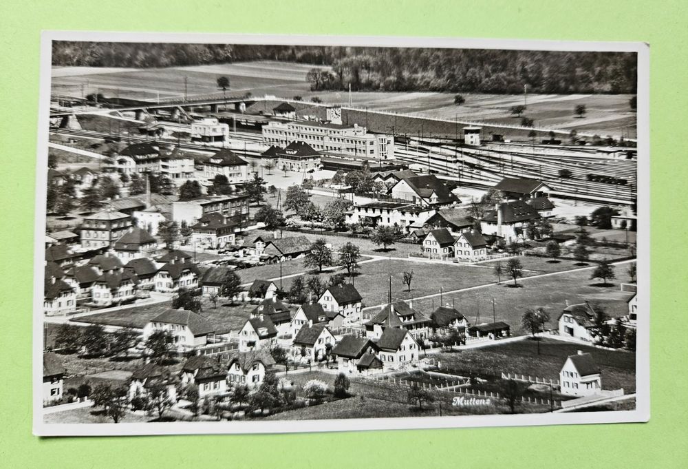 Postkarte Muttenz mit Bahnhof (Gebraucht) in Tenniken für CHF 6 – mit ...