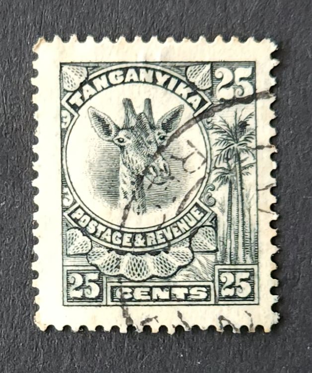 Tansania Tanganjika-Mi 70 (1925) (Gebraucht) in Hittnau für CHF 2.5 – mit Lieferung auf Ricardo ...